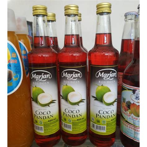 Jual Sirop Marjan Coco Pandan 460ml Grab Gojek Shopee Indonesia