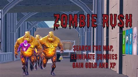 Zombie Rush 9689 1972 5847 By Seasider85 Fortnite Creative Map Code