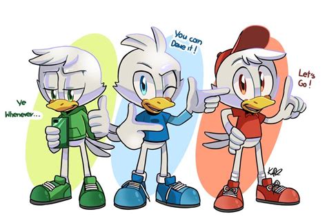 Huey Dewey And Louie In The Sonic Universe By Sircharles17 On Deviantart