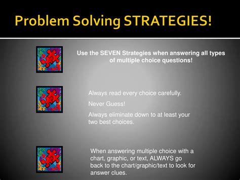 Ppt Multiple Choice Problem Solving Strategies Ms Hs Powerpoint