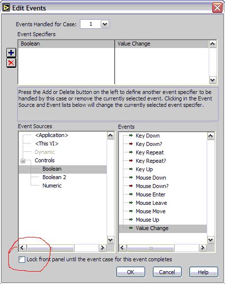 how to exit the while loop in event response section ni community