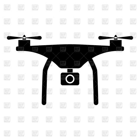 Drone Silhouette Vector At Getdrawings Free Download
