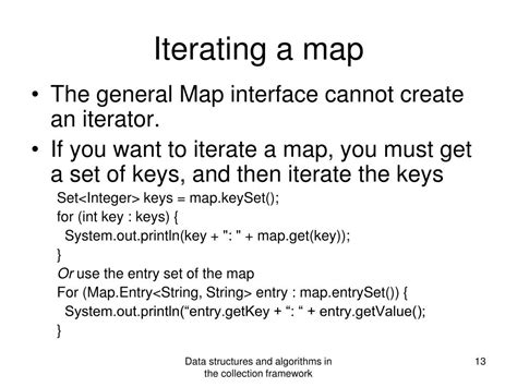 ppt data structures and algorithms in the collection framework powerpoint presentation id