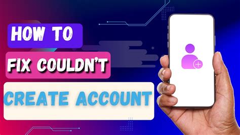how to fix couldn t create account youtube