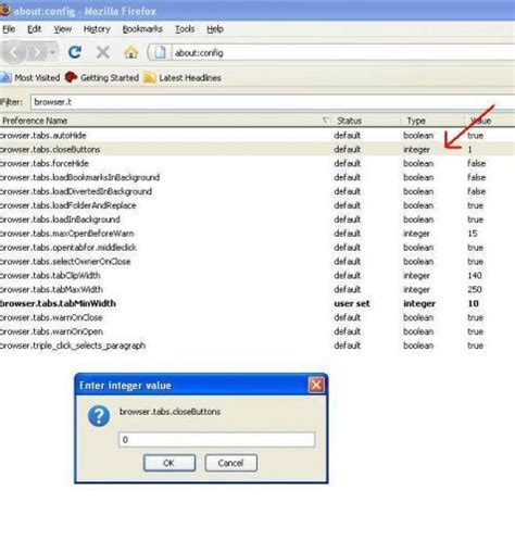 How To Change Tab Close Button In Firefox