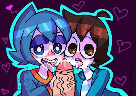 Rule 34 3boys After Fellatio Aradir Artist Signature Blue Eyes Blue