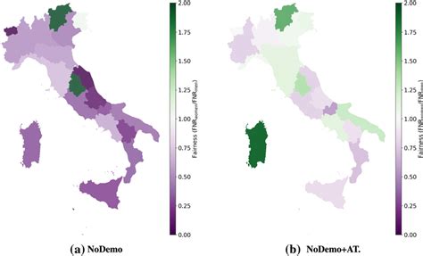 Gender Fairness Per Region In The Nodemo Left And Nodemothresh