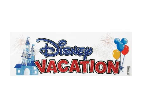 Disney Title Dimensional Stickers «vacation