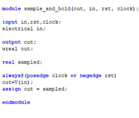 Design And Verification Of A Sar Adc Systemverilog Real Number Model