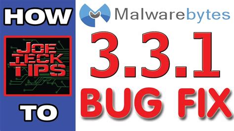 Malwarebytes Premium Bug Fix HOW TO JoeteckTips YouTube