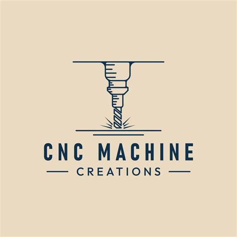 Premium Vector Cnc Machine Modern Technology Logo Line Art Vector