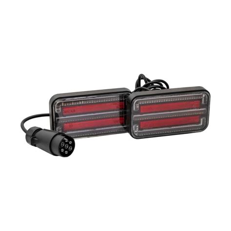 Led Trailer Light Kit Position Brake Indicator Reflector With Dynamic Indicator