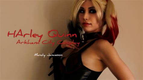 Mandy Jamieson Cosplay Harley Quinn Arkham City Game Manyvids