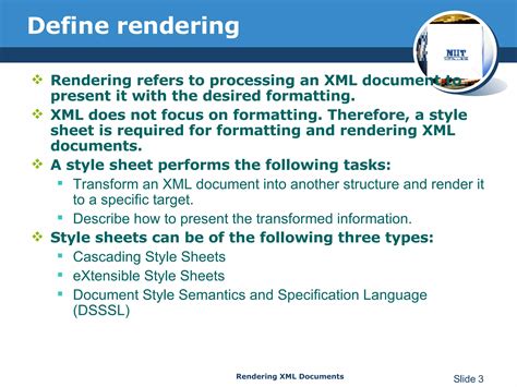 Rendering Xml Documents Ppt