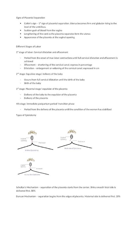 Docx Signs Of Placental Separation Dokumen Tips