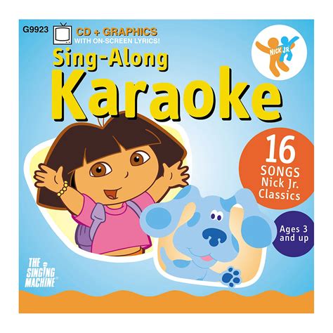 The Singing Machine Nickelodeon Dora The Explorer Volume 1 Karaoke Cd G