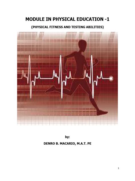 Pe 101 Lesson 4 Dbm Module In Physical Education Pdf Physical