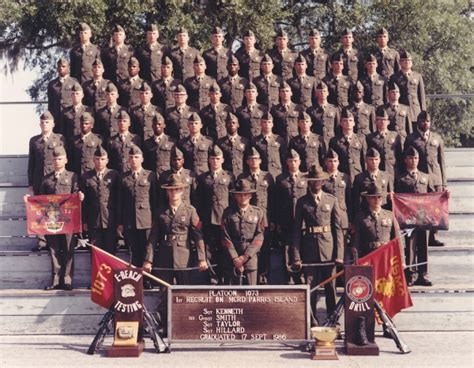 Parris Island Platoon Photos Marine Corps Recruit Depot Platoon Book