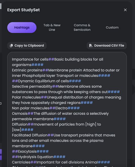 Exporting Omnisets Docs