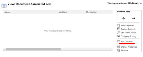 How To Add Sharepoint Document Columns To D365 Document Associated Grid
