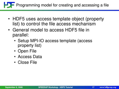 Ppt Parallel Hdf5 Tutorial Powerpoint Presentation Free Download