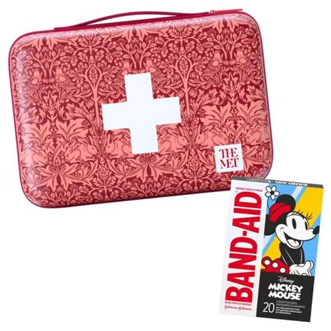 Band Aid Storage And Organization Bandaid The Met Firstaid Kit Red