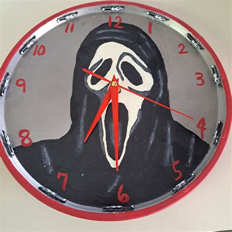 Scary Movie Inspired Clock Etsy