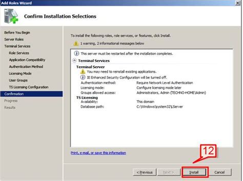 Terminal Services On Windows 2008 Server