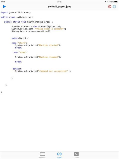 Eclipse Using Switch With Scanner In Java Error When Running With