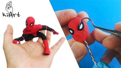 Making Clay Figure Spiderman Spiderman Far From Home
