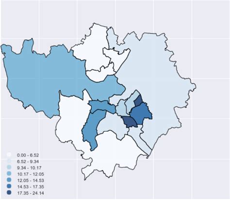 Matplotlib How To Change The Text Of The Legend Of A Choropleth Map In Python Stack Overflow