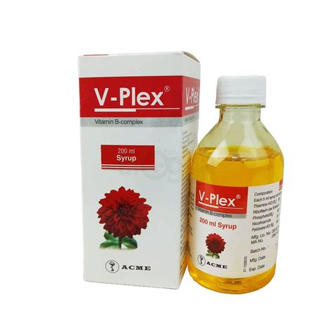 V Plex 200ml Syrup Arogga Online Pharmacy