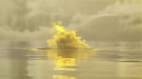 particle of spark on the water surface stock footage video of nature