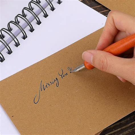 10 Pcs Dip Pen Set Nib Pen Holder Comic Pen Nib Set Pen Ink Nib Calligraphy Pen Nibs Wooden