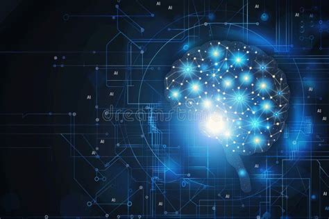 Ai Brain With Digital Connections Advanced Neural Networks Futuristic Artificial Intelligence