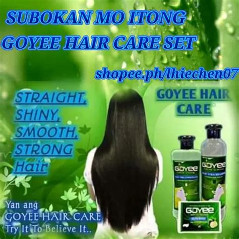 Authentic Goyee Hair Care Shampoo And Conditioner Lazada Ph