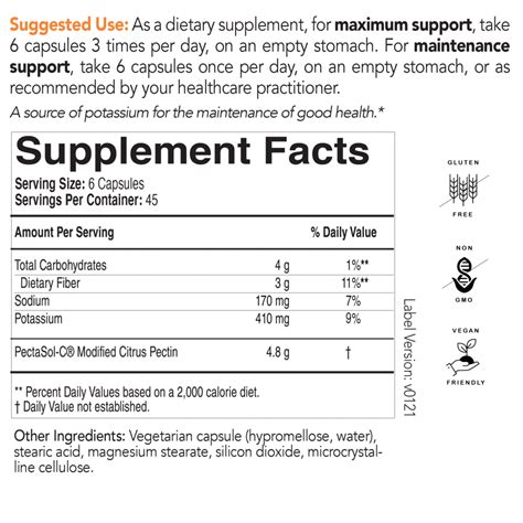 Pectasol C® Capsules 270 Caps Researched Nutritionals
