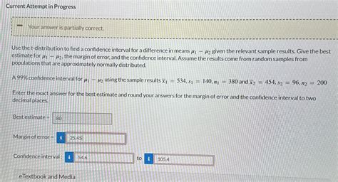 Solved Current Attempt in ProgressYour answer is partially | Chegg.com