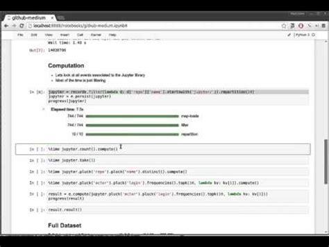 Dask Distributed On GitHub Data On S YouTube
