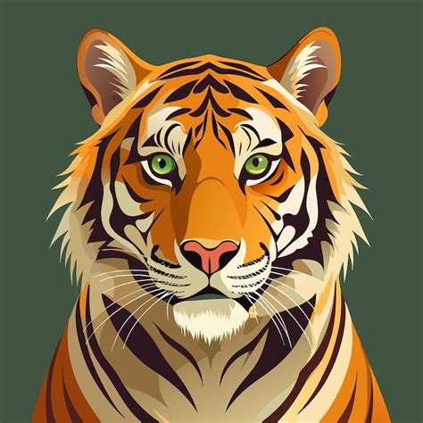 Tiger Clipart Vector Illustration Premium Ai Generated Vector