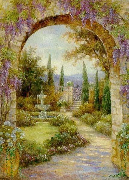 Оригинал - Схема вышивки «Итальянский дворик» - Автор «lucha» - Авторы ...