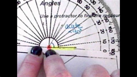 How To Use A Protractor Youtube