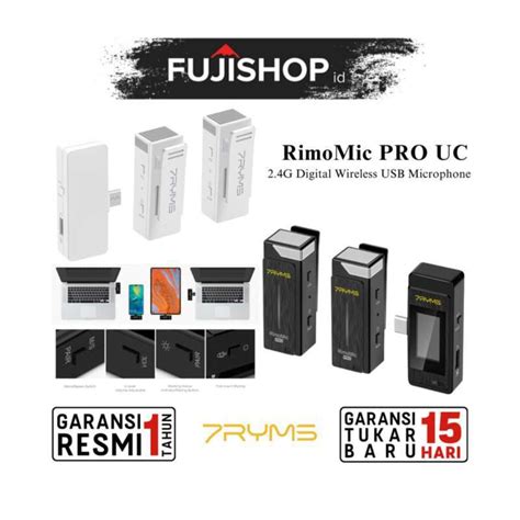 Jual 7ryms Rimomic Pro Uc Digital Wireless Microphone Usb Type-c ...