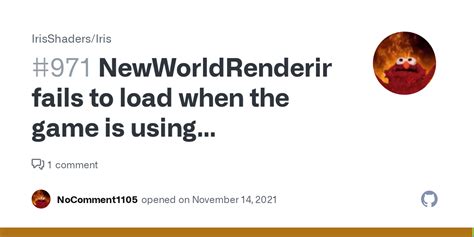 Newworldrenderingpipeline Fails To Load When The Game Is Using