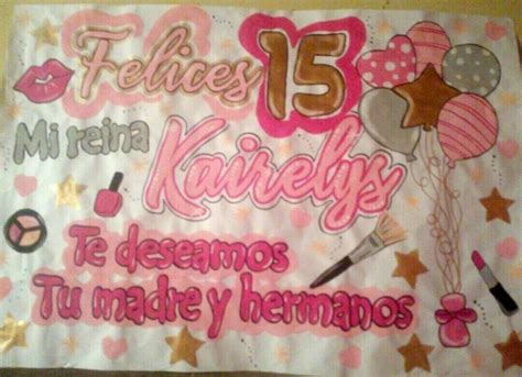 Cartelitos Para 15 Modelos De Pancartas Carteles Para 15 Años