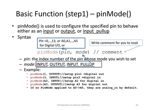 Ppt Introduction To Arduino Ide And Software Powerpoint Presentation