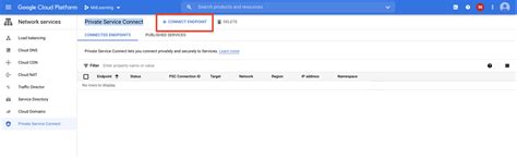 how to configure gcp private service connect with snowflake