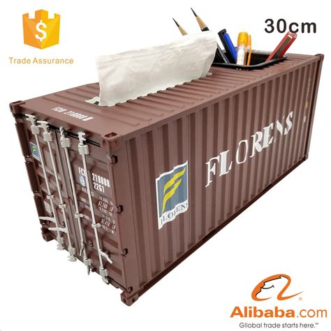 【a】30cm 120 Florence Container Scale Model Pen Holder Custom Container Model Oas Ship Model