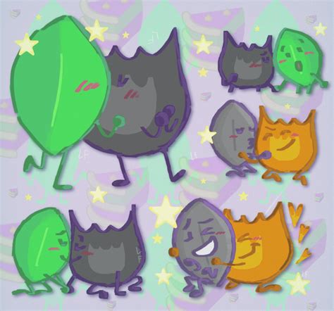 Look Look Its Firey Bfdi And Leafy Bfdi Whattt Its Fireafy In 2025