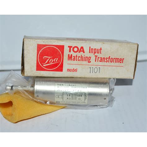 Toa หม้อเเปลง Microphone Input Transformers Matching ของ Japan ร่นเก่าคุณภาพสูง 50k Ohm600 Ohm
